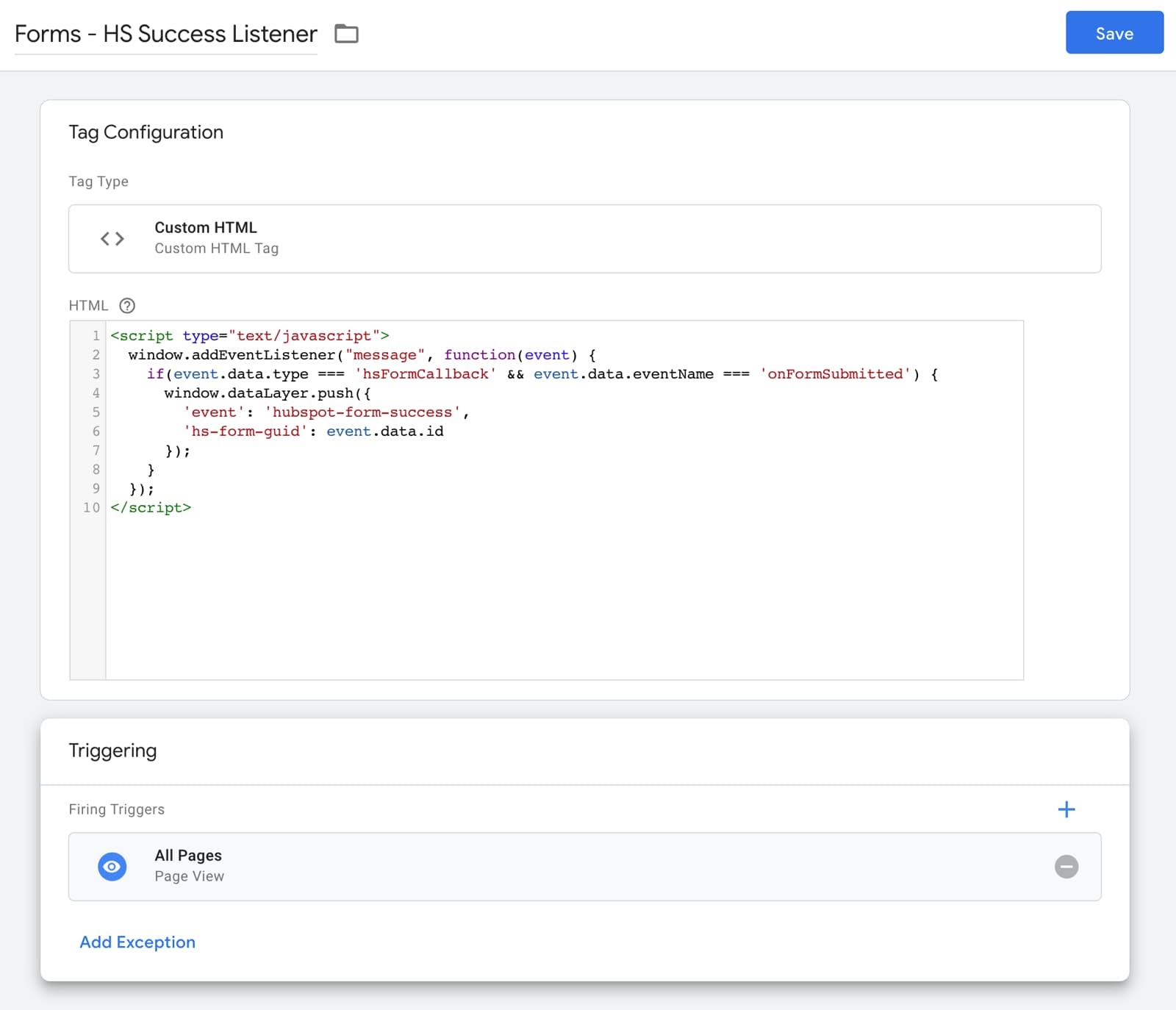 How to track Hubspot form conversions in Google Tag Manager and Google Analytics